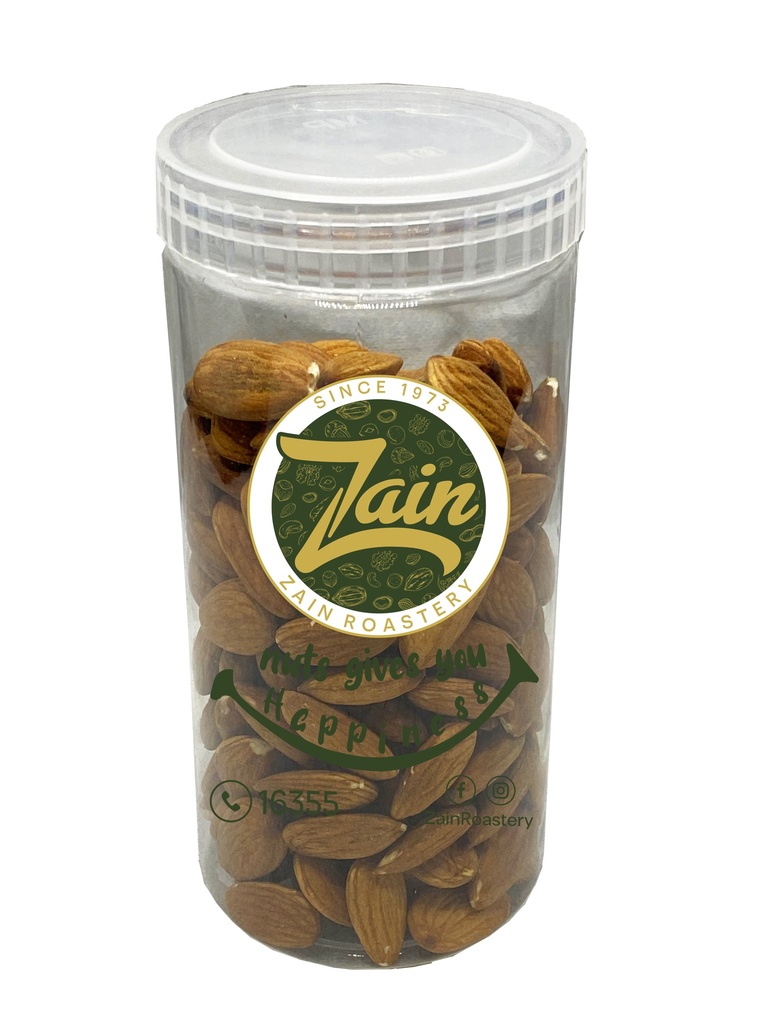 Extra raw peeled almonds 300 grams | Zain Roastery